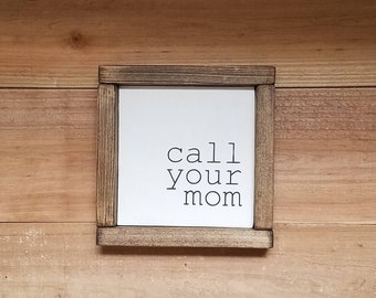 Call Your Mom Decor - Etsy
