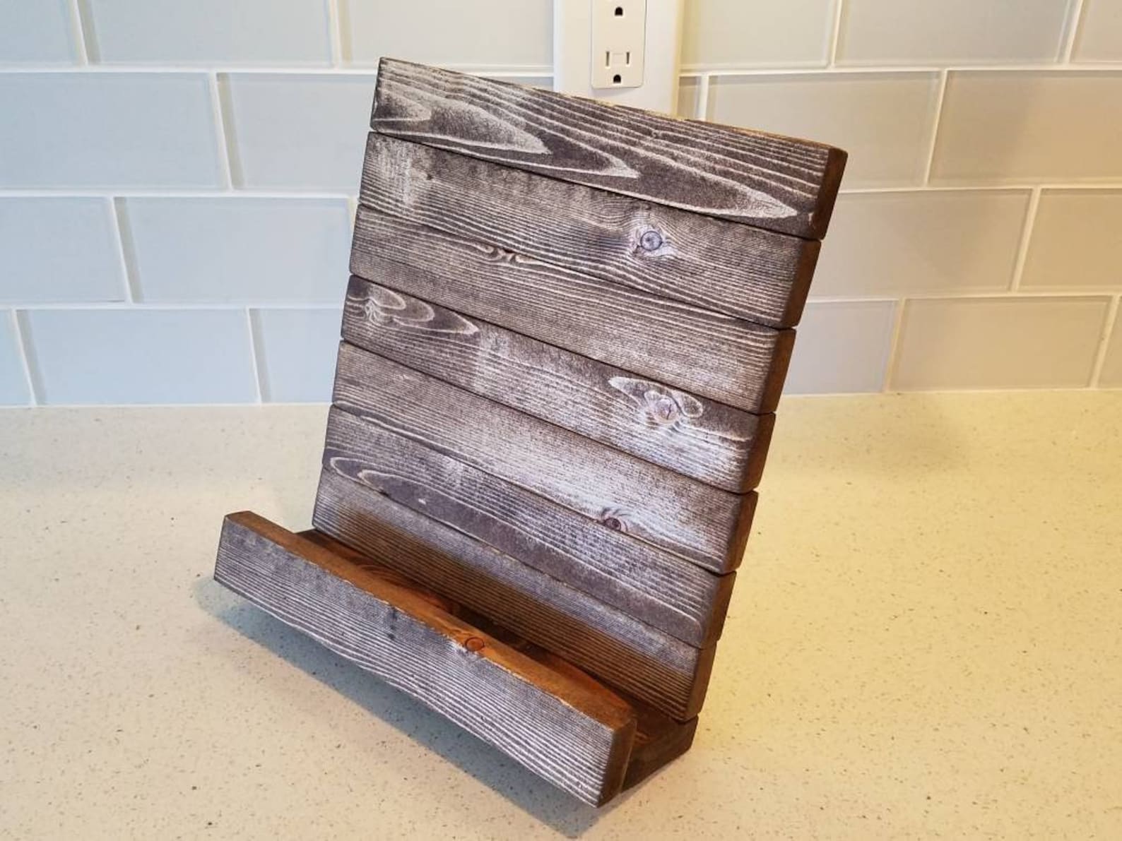 Rustic Wooden iPad Stand-wooden iPad Stand-tablet Holder-ipad Holder ...