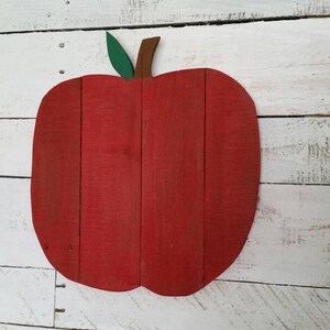 Rustic Apple Sign - Apple Sign - Wood Apple Sign - Autumn Decor - Fall ...