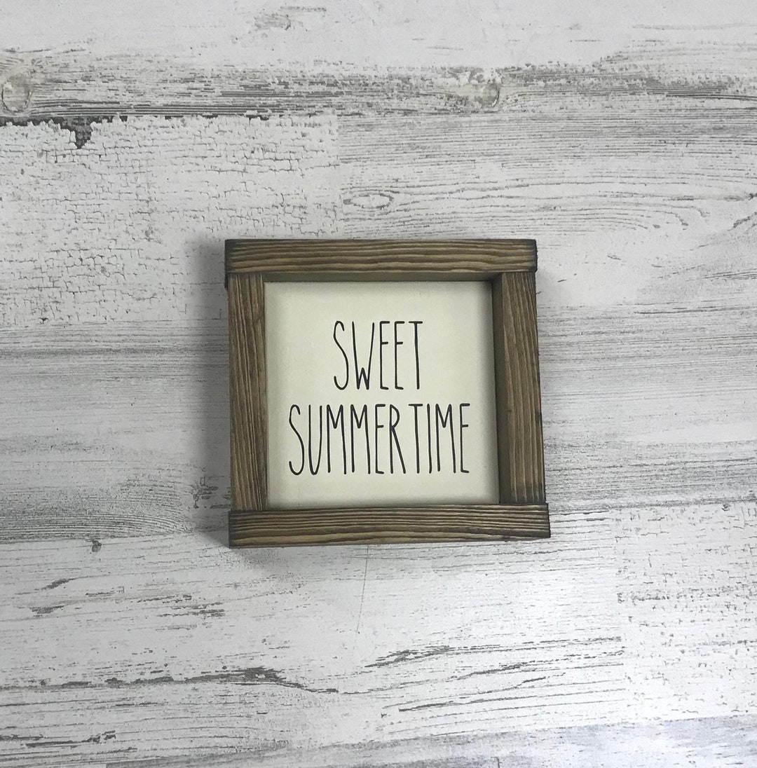 Sweet Summertime Sign - Summer Sign - Lake Beach Wall Decor - Cabin ...