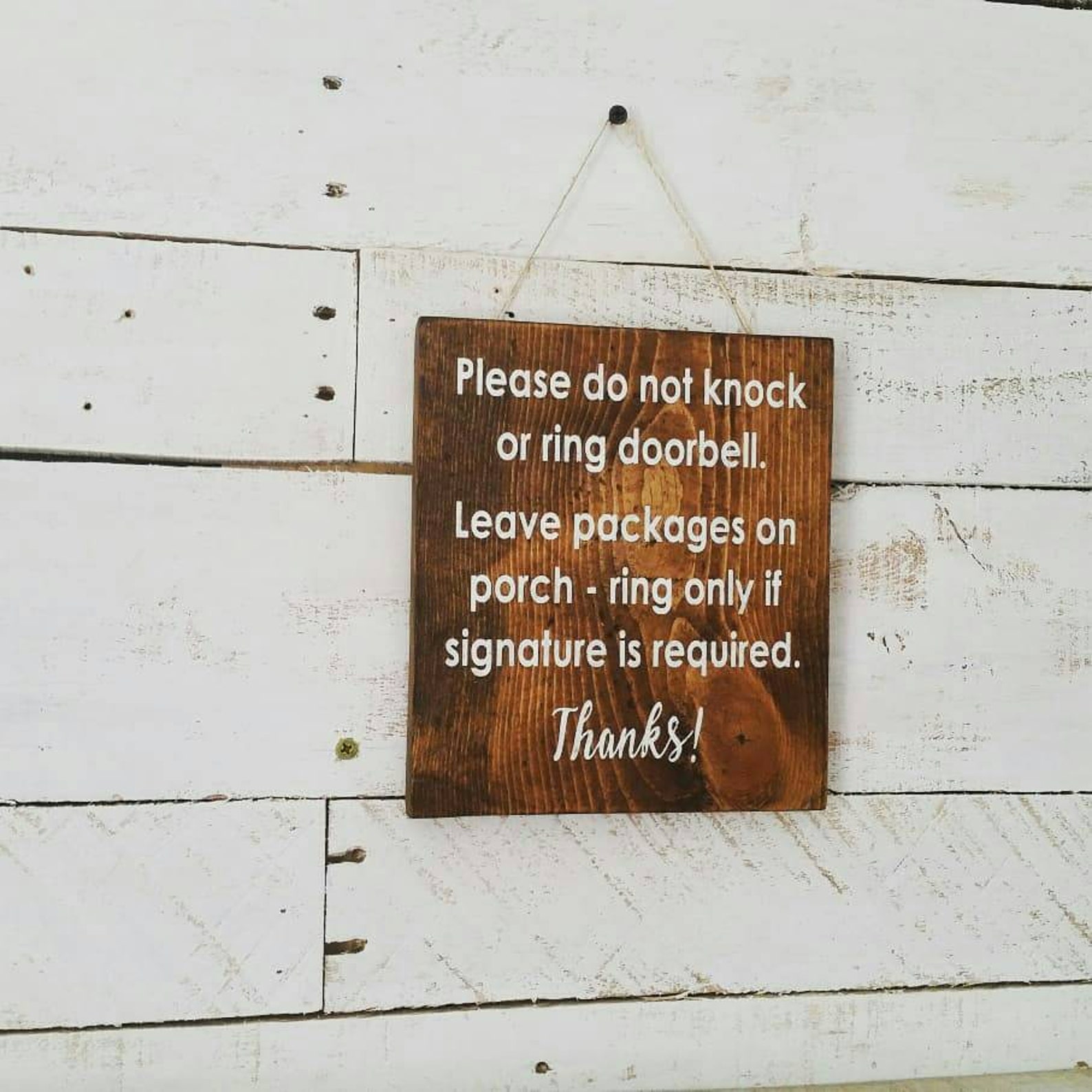 Please Do Not Knock or Ring Door Bell Sign-handmade No - Etsy