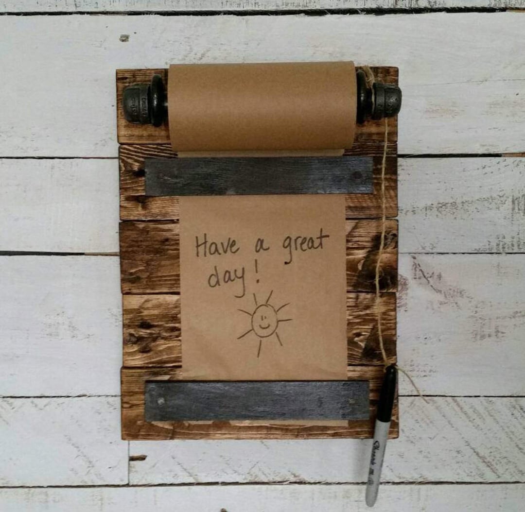 Rustic Mini Memo Board Paper Included-reclaimed Wood Memo Board-message ...