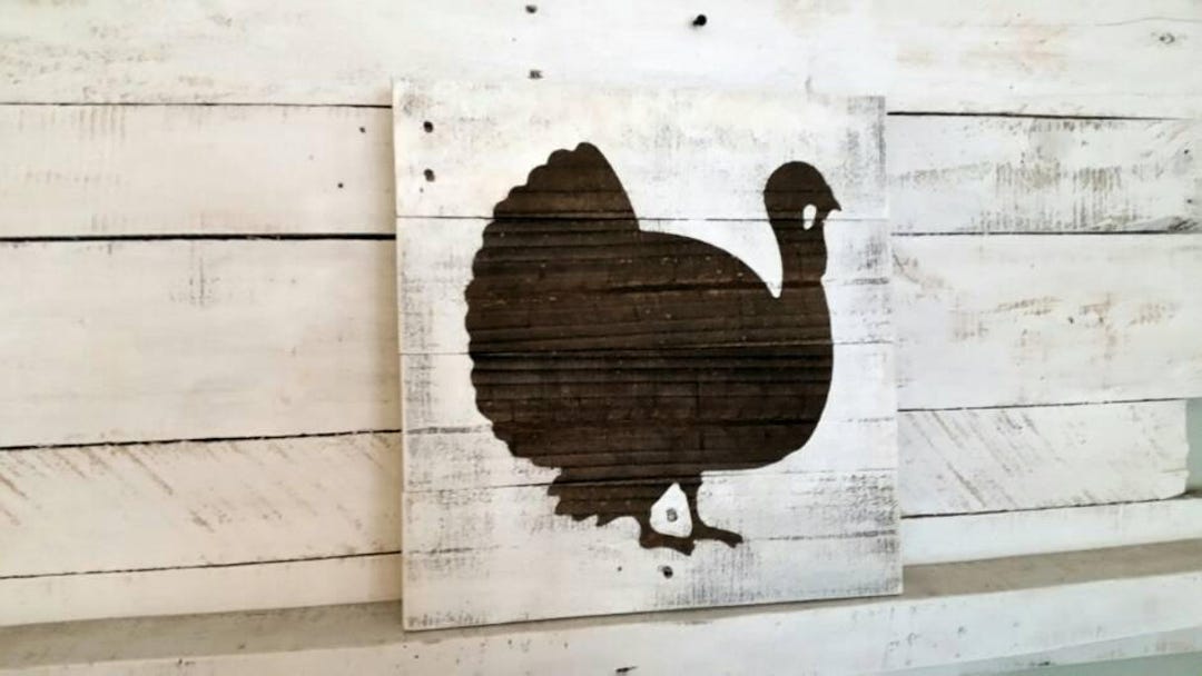 Thanksgiving Decor | Wood Turkey Sign | Wall Decor | Thanksgiving Sign ...