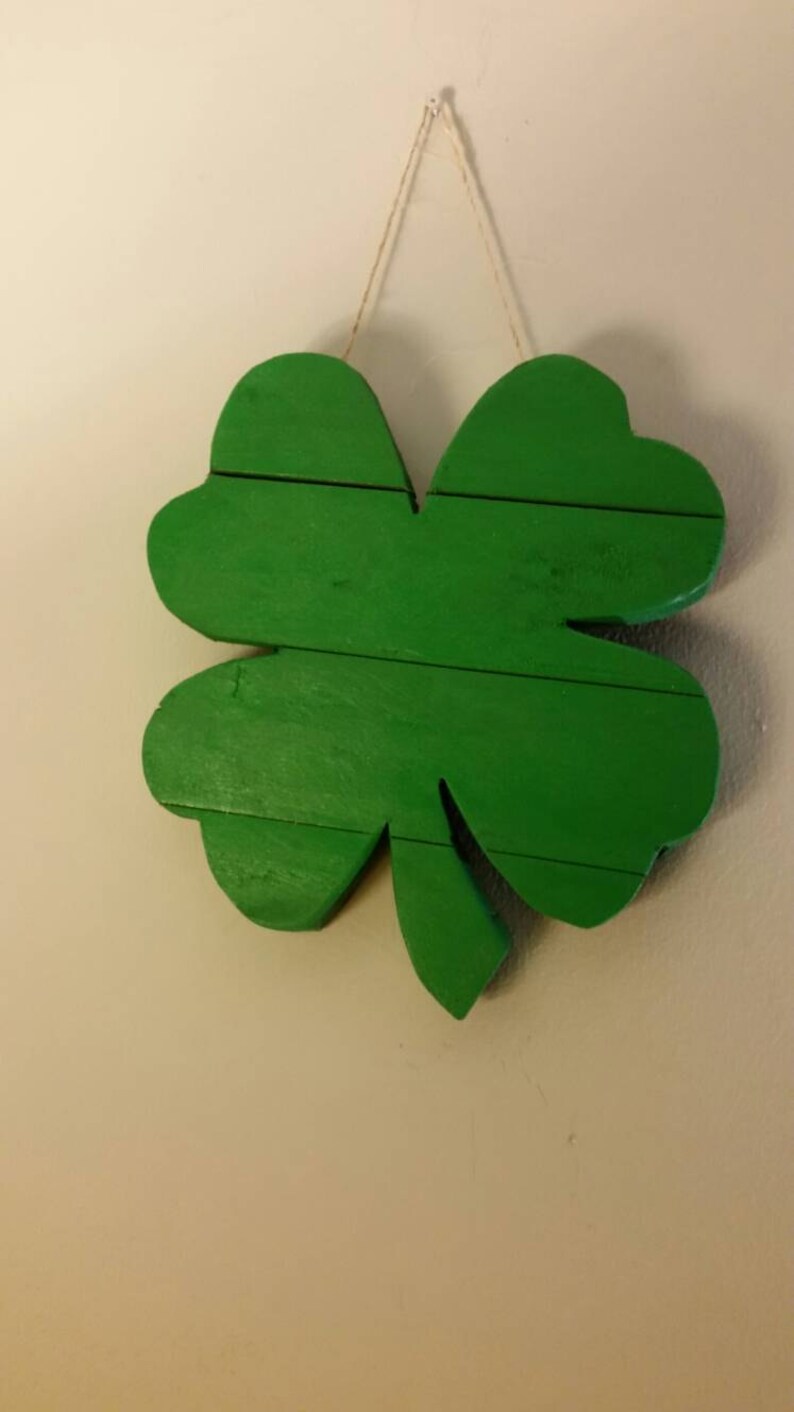 Shamrock Decor-Wooden Shamrock-Rustic Reclaimed Wood | Etsy