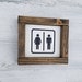 Restroom Sign | Bathroom Wall Decor | Farmhouse Bathroom Sign ...