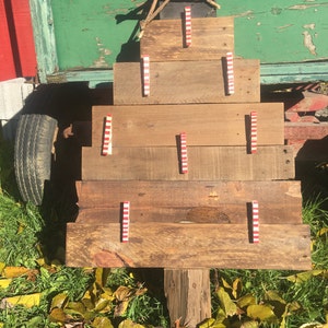 Wooden Christmas Card Holder-wooden Card Holder-wooden Tree Card Holder ...