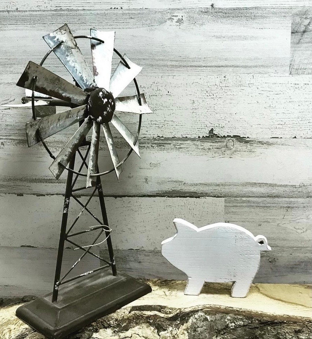 Wood Pig | Rustic Pig Decor | Reclaimed Wood | Farm Decor | Spring and ...