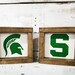 MSU Spartan Mini Framed Sign Wood - Etsy