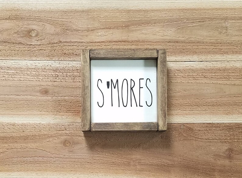 S'mores Sign - Smores Sign - Fall Decor - Smore Bar - Farmhouse Decor ...