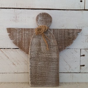 Rustic Wooden Angel-reclaimed Wooden Angel-pallet Wood Angel-christmas ...