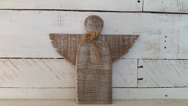 Rustic Wooden Angel-Reclaimed Wooden Angel-Pallet Wood | Etsy