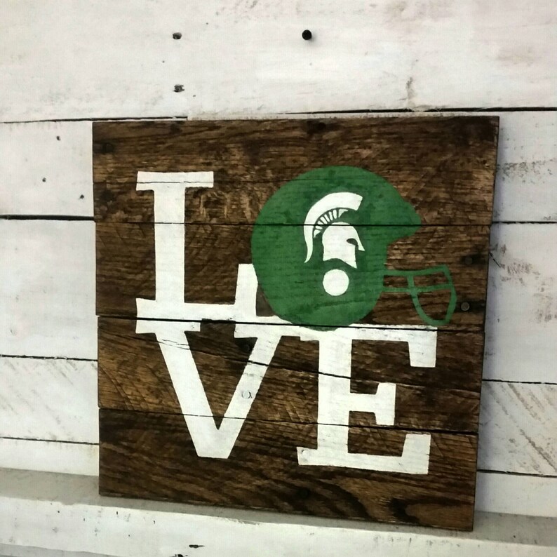 Michigan State Football Sign Officially Licensed Product - Etsy