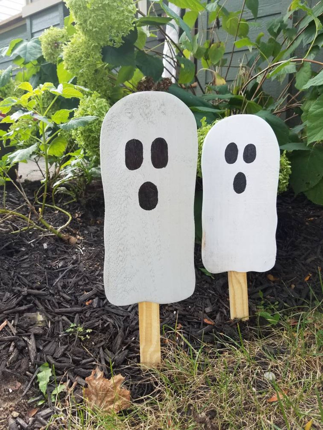 Halloween Ghost | Wood Ghost | Rustic Wood Ghosts | Ghost Walkway Sign ...