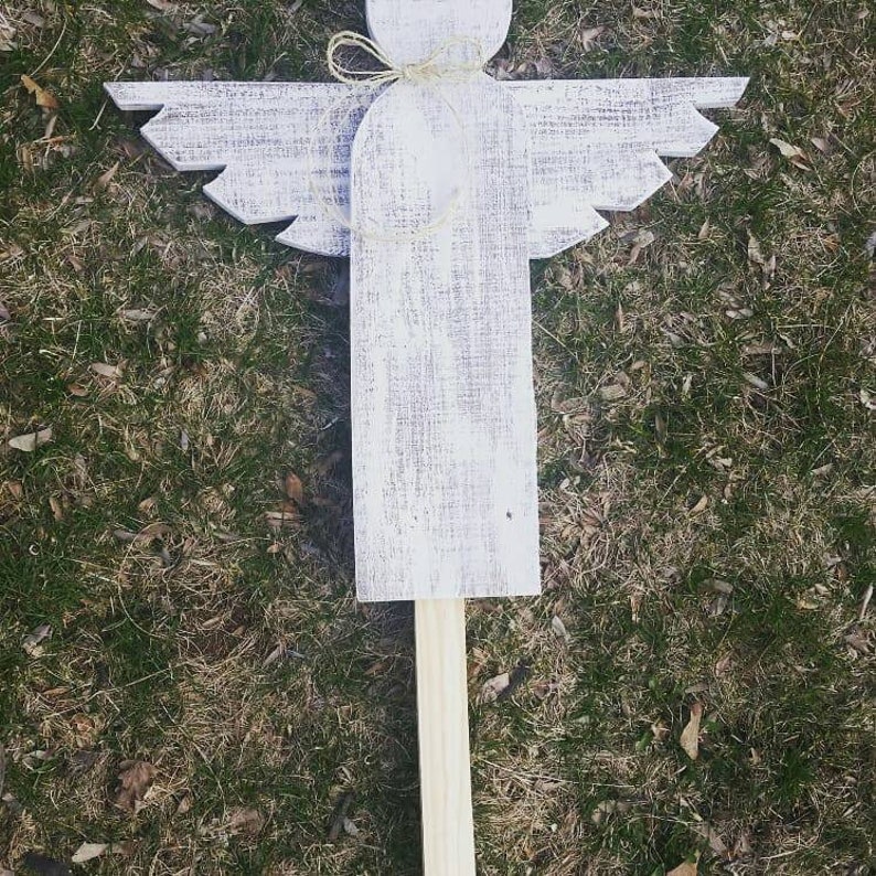 20" Rustic Wooden Angel-reclaimed Wooden Angel-pallet Wood Angel-wooden ...