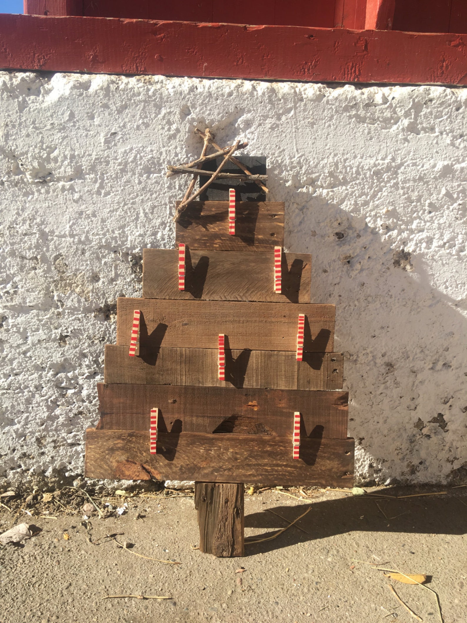 Wooden Christmas Card Holder-wooden Card Holder-wooden Tree - Etsy