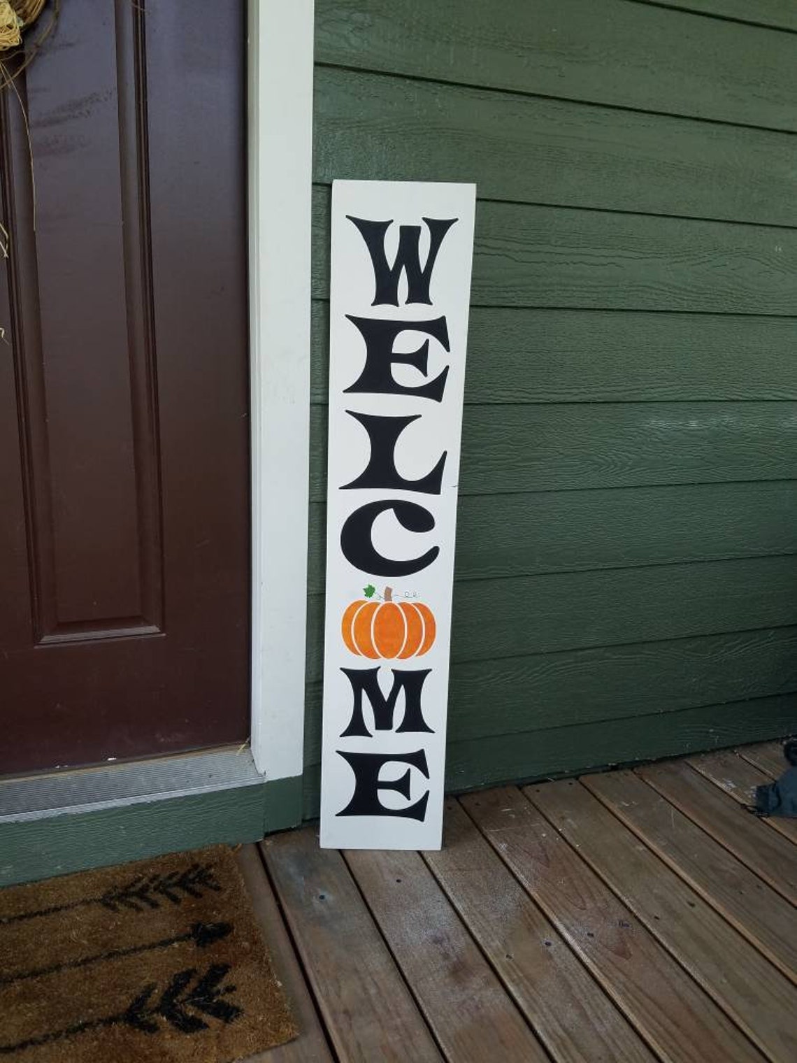 Welcome - Fall Decor - Autumn Decor - Thanksgiving - Halloween ...