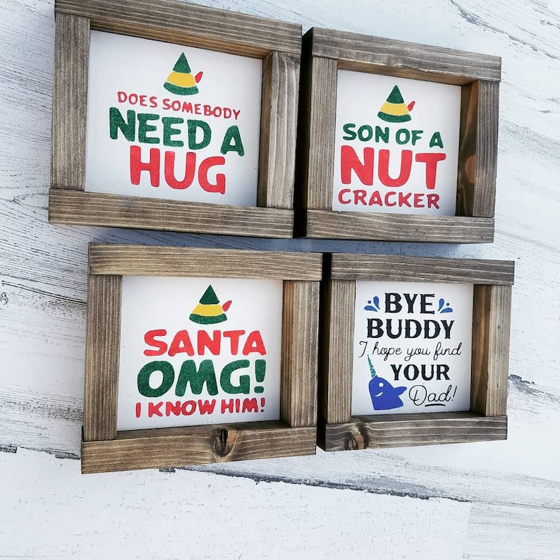Buddy the Elf Movie Collection L Elf L Bye Buddy I Hope You - Etsy