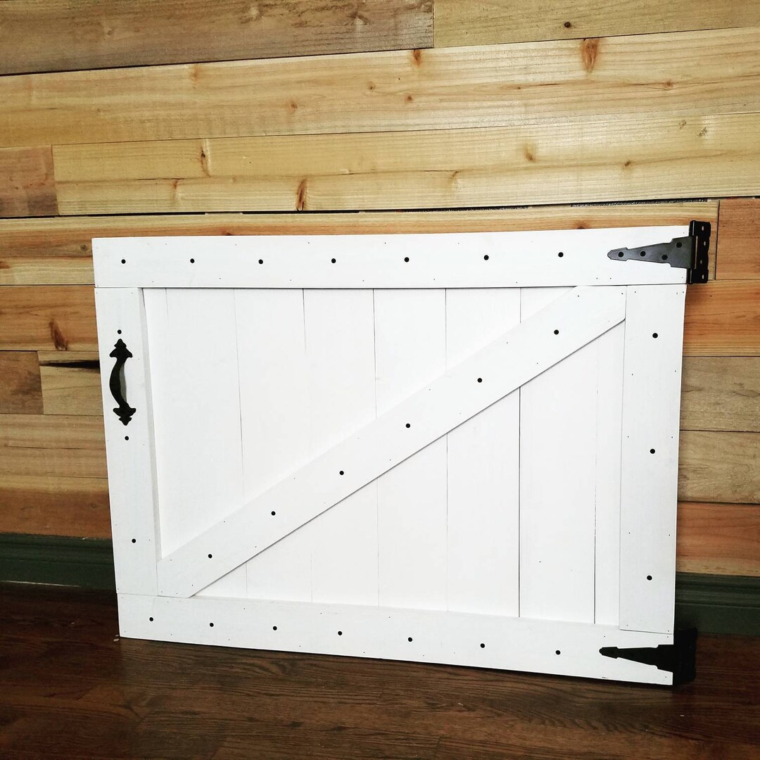 Barn Door Baby Gate-rustic Baby Gate-wooden Baby Gate-dog Gate-rustic ...