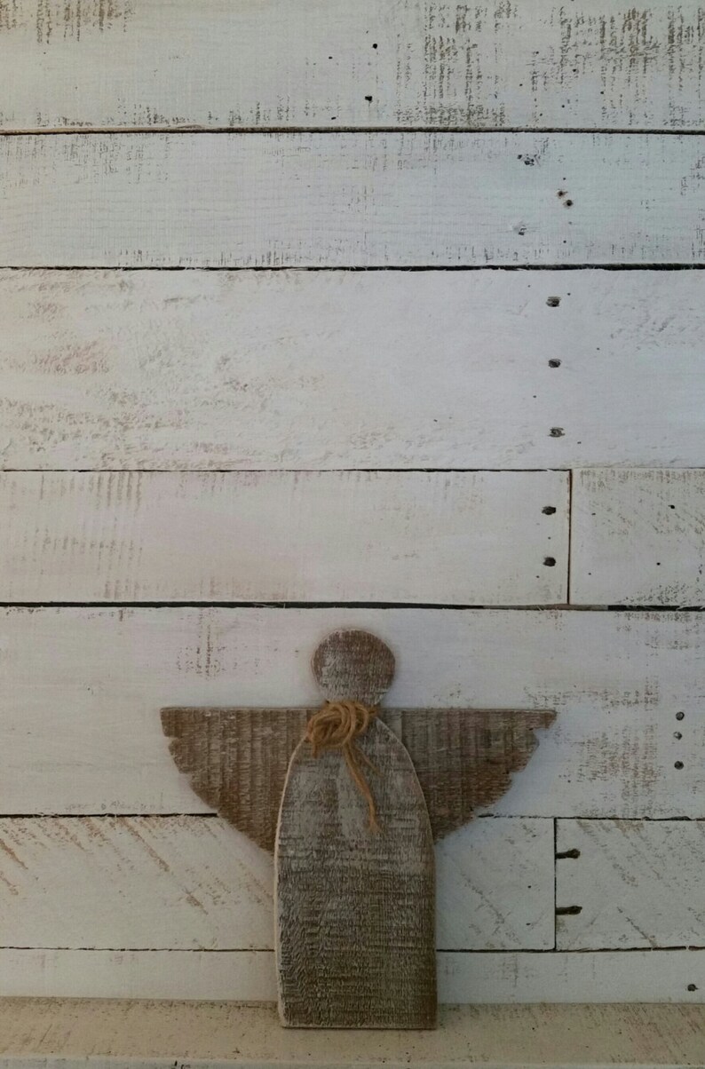Rustic Wooden Angel-reclaimed Wooden Angel-pallet Wood - Etsy