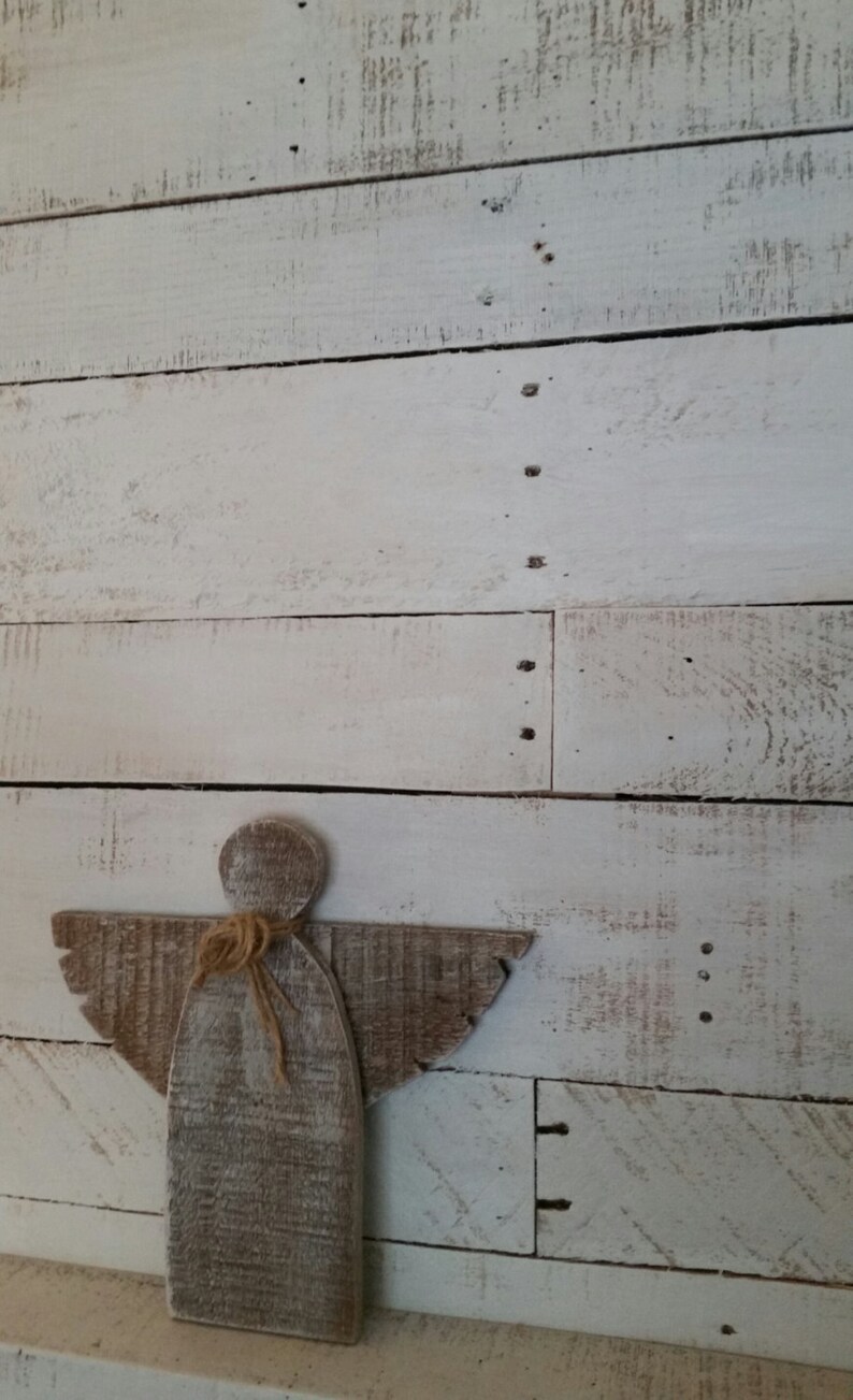 Rustic Wooden Angel-reclaimed Wooden Angel-pallet Wood - Etsy