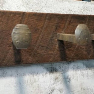 Rustic Coat Rack-wall Hanger With Railroad Spikes- Reclaimed Pallet and ...