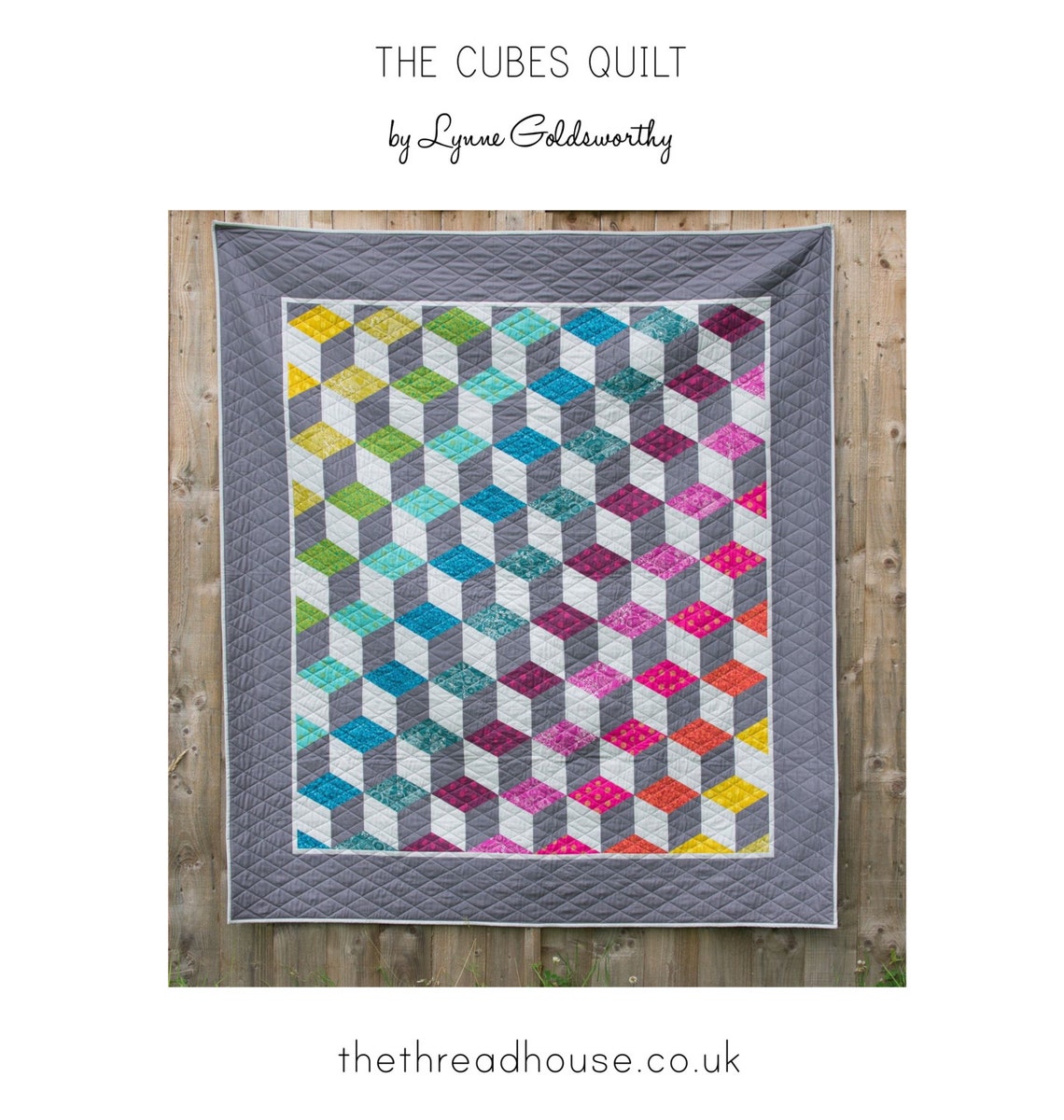 The Cubes Quilt Pattern - Etsy
