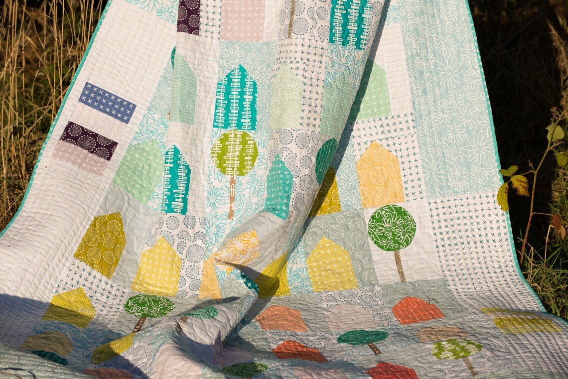 The Painted Village PDF Pattern - Etsy