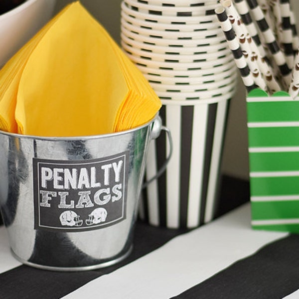 Yellow Penalty Flag Sign - Etsy