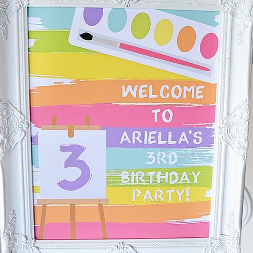 Art Party starving Artist Buffet Sign PRINTABLE - Etsy