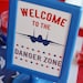 High Flying Ace Aviator Welcome Sign Maverick Printable - Etsy