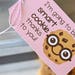 Back to School Teacher Gift, Smart Cookie Printable PDF Gift Tag ...