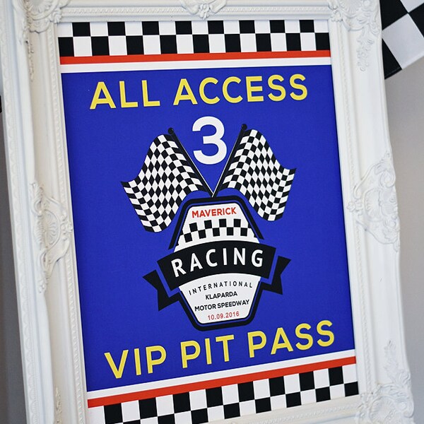 Nascar Pit Pass - Etsy