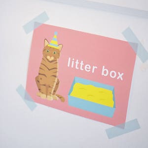 Puppy Kitten Birthday Party 5" X 7" INSTANT DOWNLOAD Printable Digital ...
