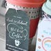 Teacher Coffee, Thanks a Latte PRINTABLE Editable PDF Gift Tag, Back in ...