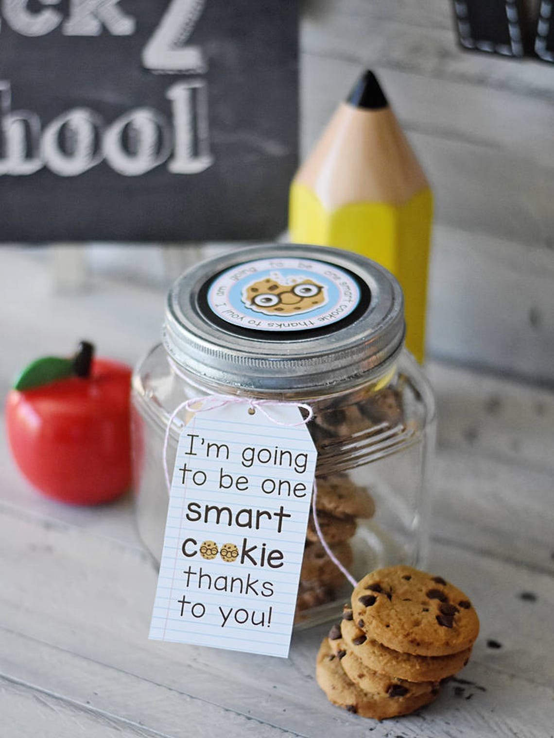 Back to School Teacher Gift Smart Cookie Printable PDF Gift - Etsy