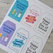 Teacher Back to School Printable Editable PDF Gift Tag Kindergarten ...