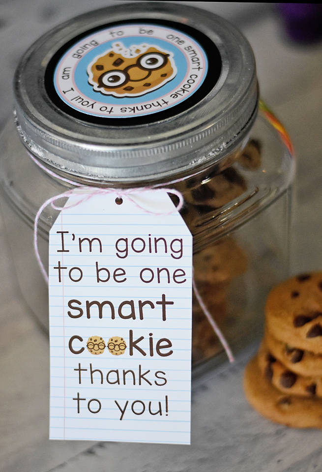 Back to School Teacher Gift Smart Cookie Printable PDF Gift - Etsy