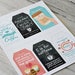 Teacher Coffee, Thanks a Latte PRINTABLE Editable PDF Gift Tag, Back in ...