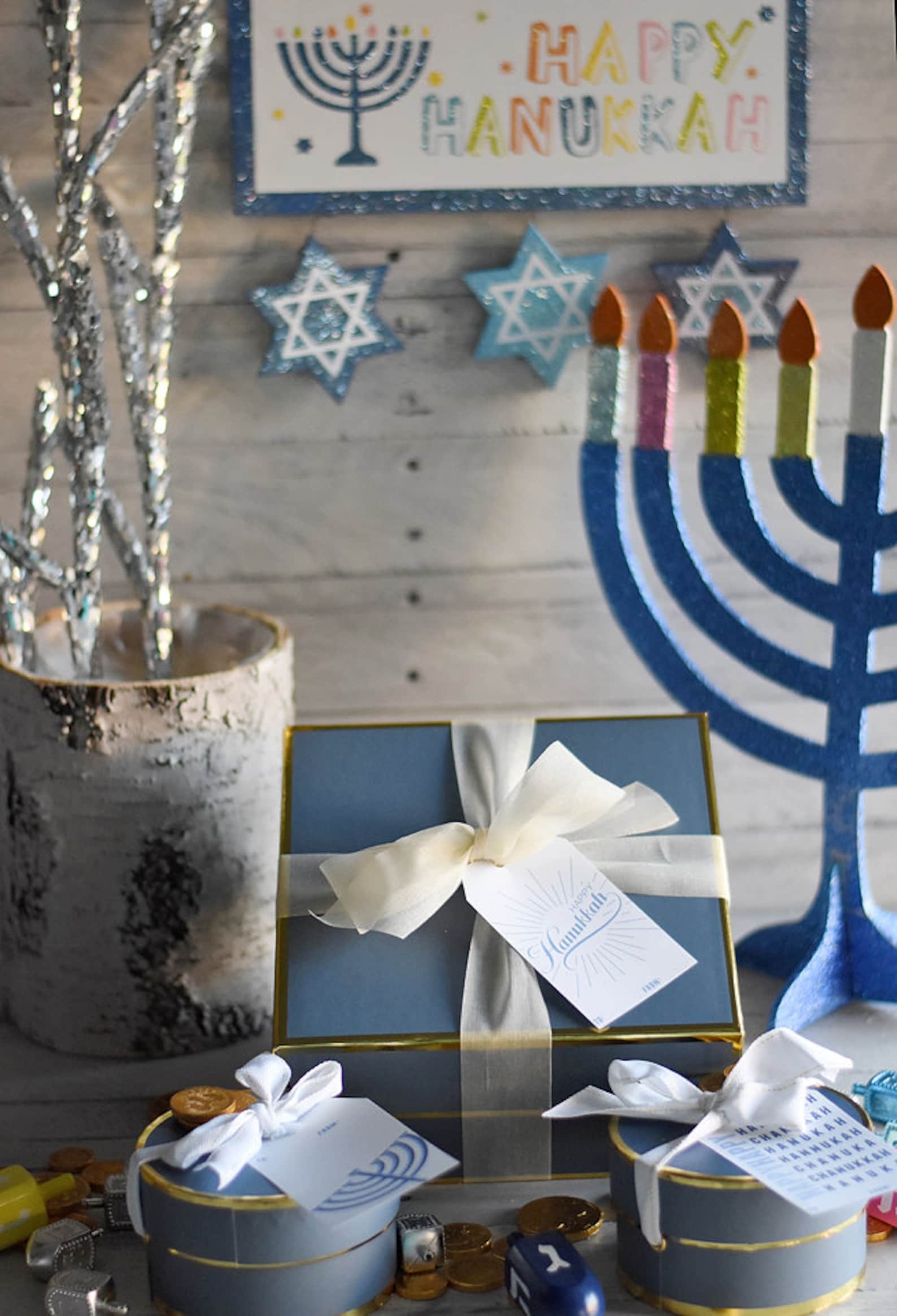 Hanukkah Gift Tags INSTANT DOWNLOAD PDF Chanukah Printable - Etsy