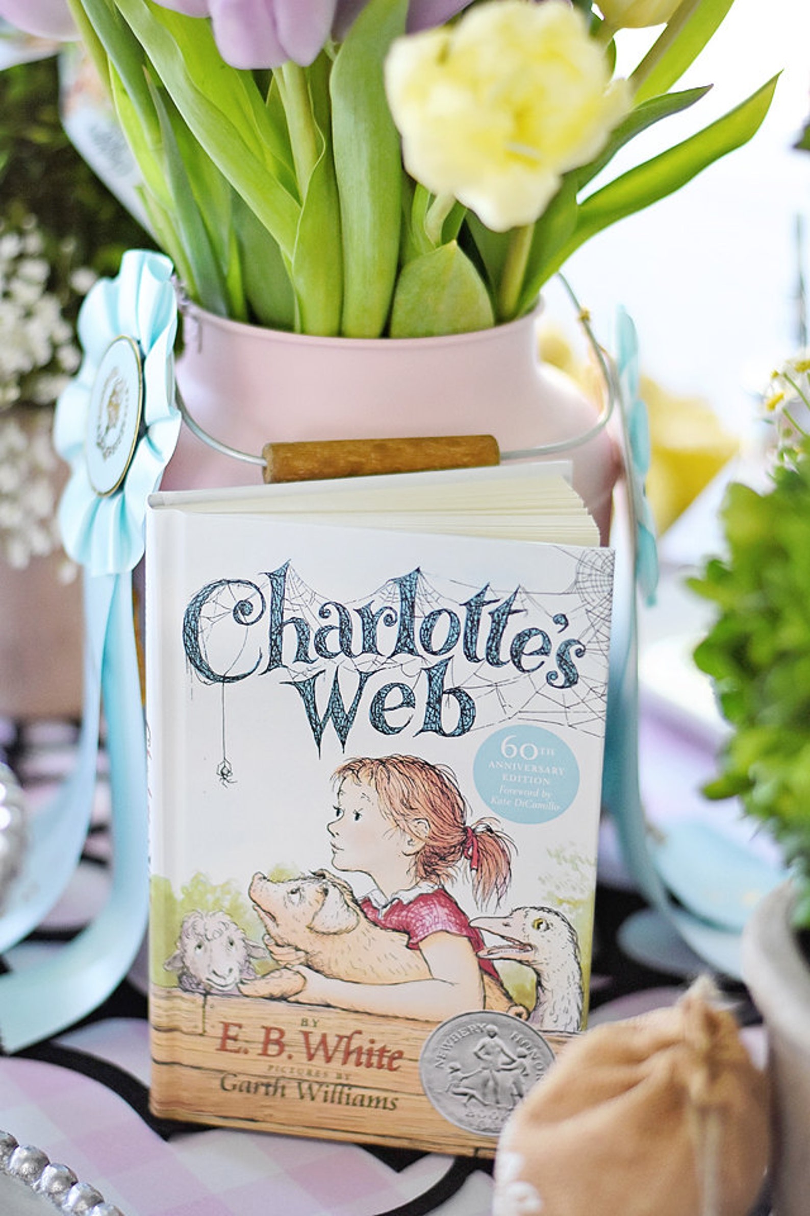 Charlotte's Web Welcome Sign Kid Birthday Party, Some Pig, Terrific ...