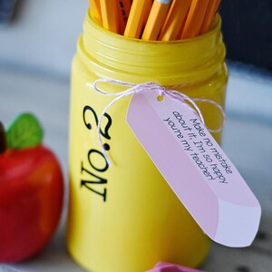 Back to School Teacher Gift Tags, Make No Mistake, Erase, Eraser ...