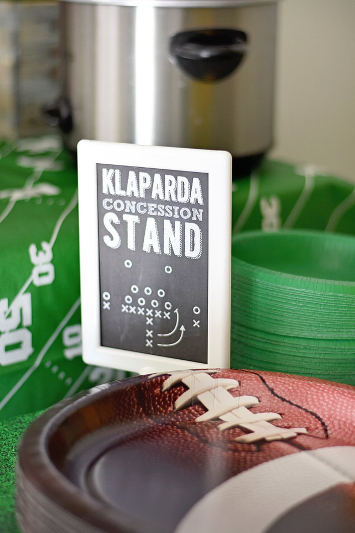 Football Concession Stand Sign CUSTOM NAME 4 X 6 - Etsy