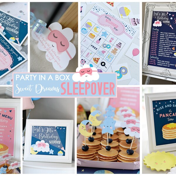 Sleepover Party in a Box - Etsy