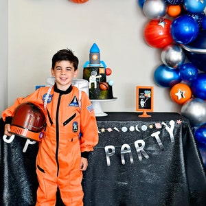 Outer Space Rocket Ship Thank You Tags, Goody Bag Tags, Goodie Bag ...