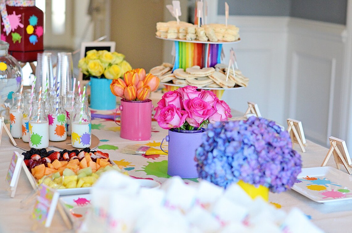 Art Party starving Artist Buffet Sign PRINTABLE - Etsy