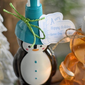 Hand Soap Christmas Gift Tags - INSTANT DOWNLOAD PDF Teacher Gift ...