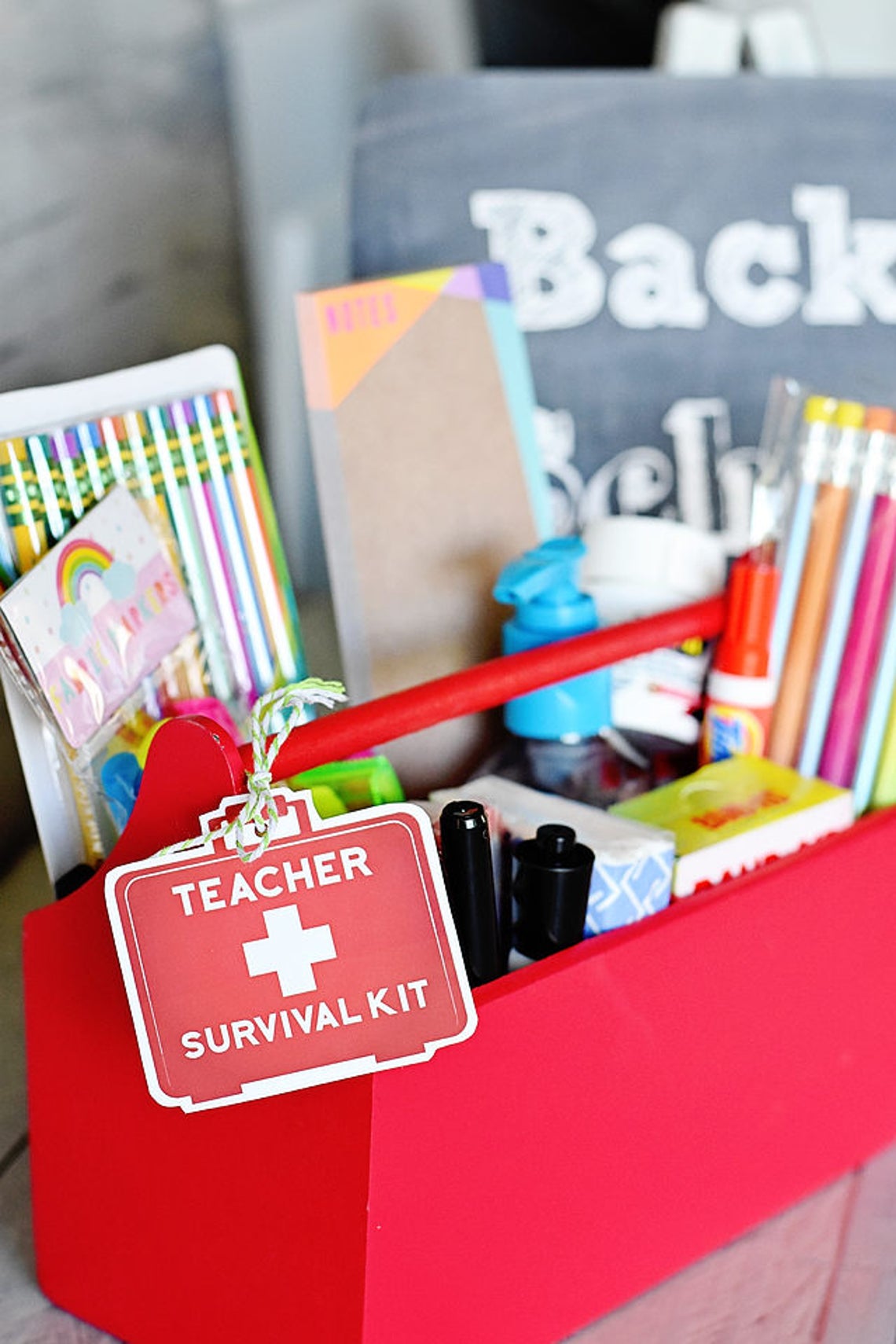 Back to School Teacher Survival Kit Gift Tags Instant | Etsy