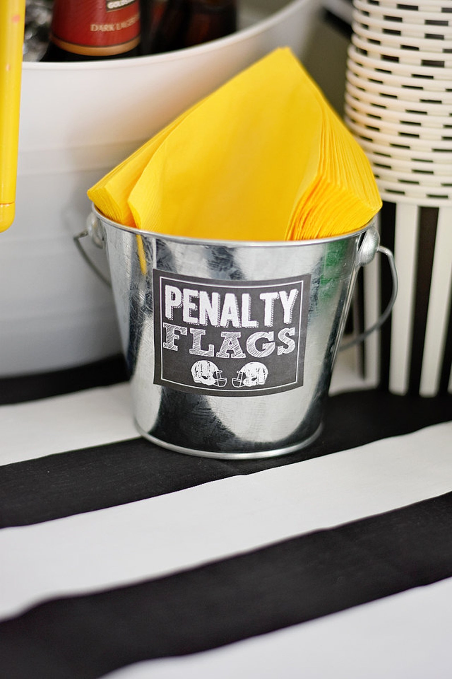 Football Penalty Flags Stickers Instant Download PDF Digital - Etsy