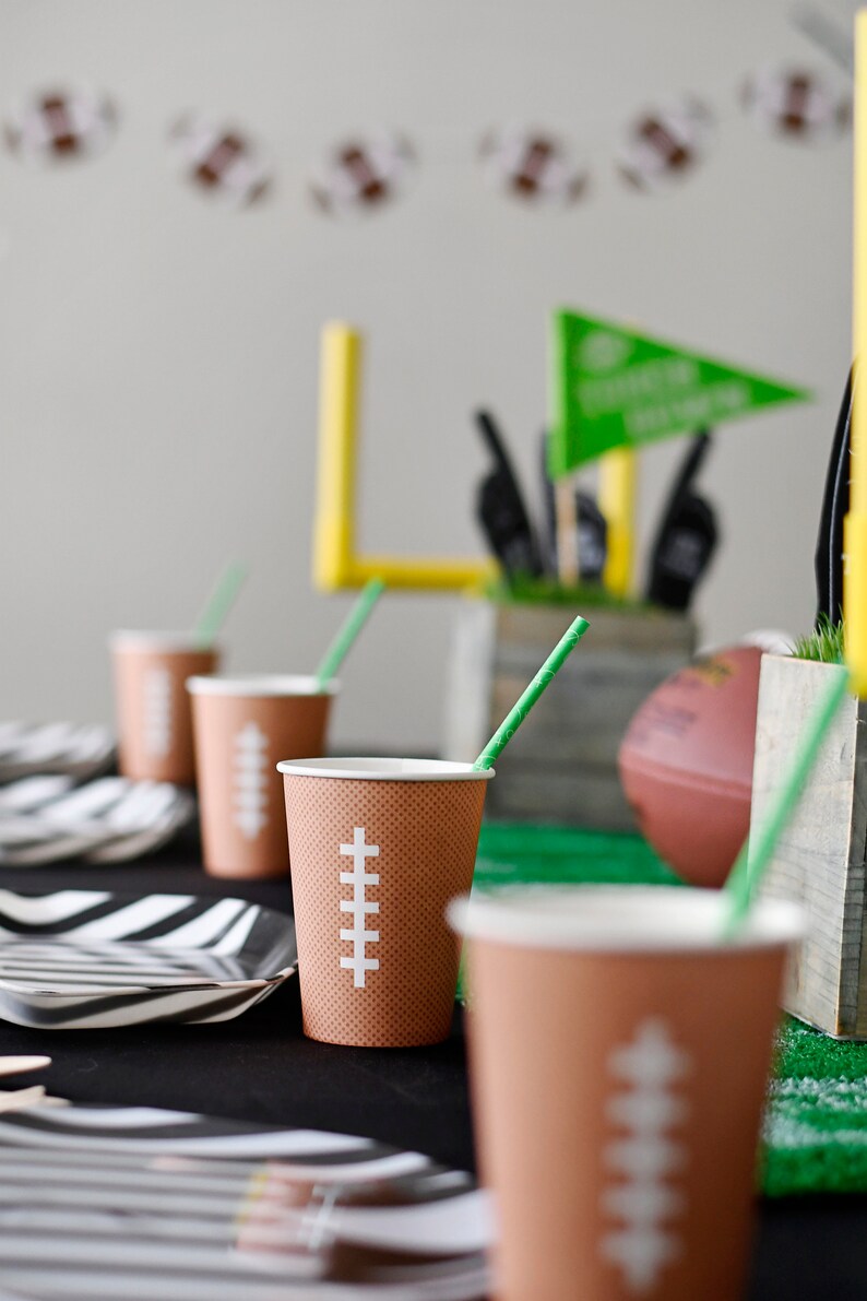 Football Party Backdrop Background Cake Table 36x48 Instant - Etsy
