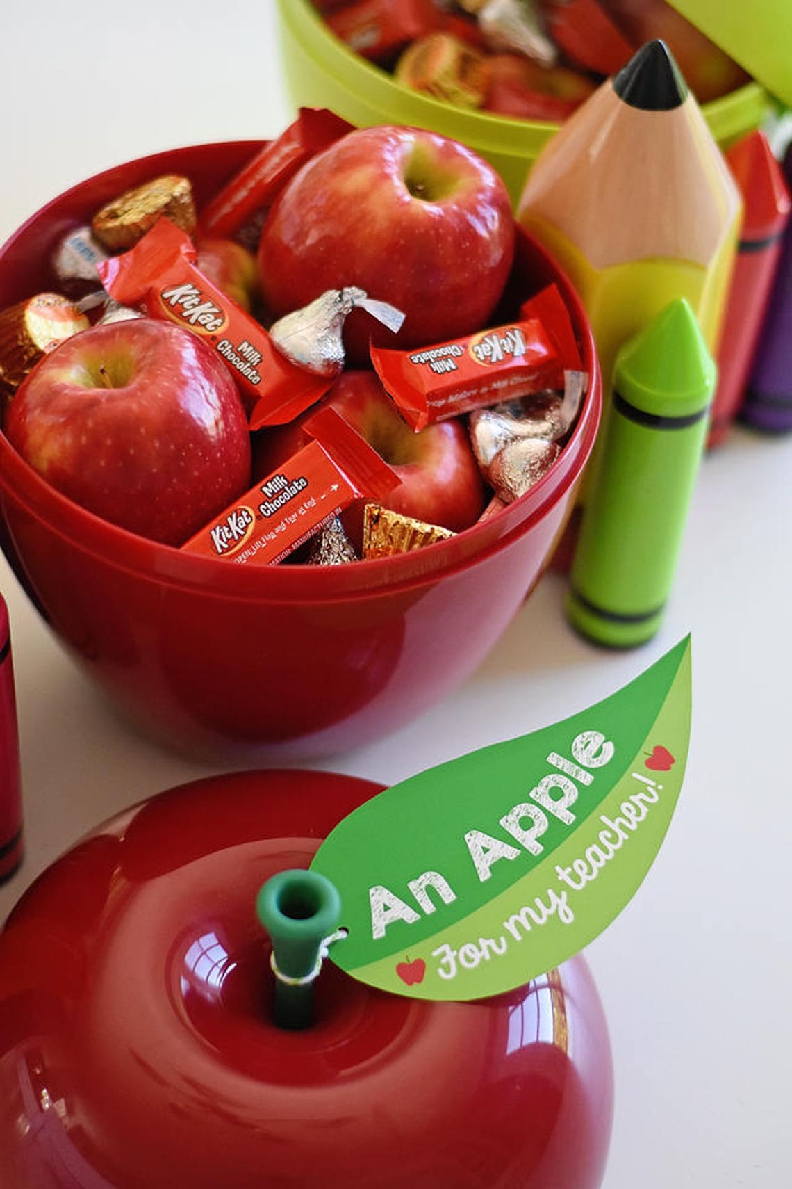 An Apple for My Teacher Tags If Teachers Were Apples I'd | Etsy